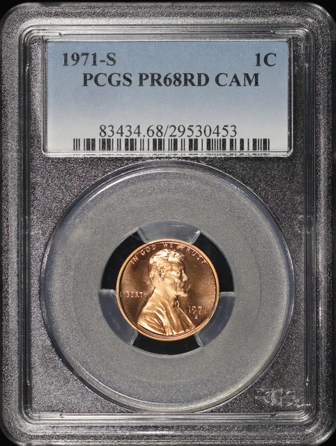 1971-S LINCOLN MEMORIAL Cent PCGS PR-68 RD CAM £19.06 - PicClick UK